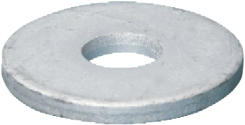 DIN 9021 Carrosseriering M16 TZN (100 st.) | JRV Products