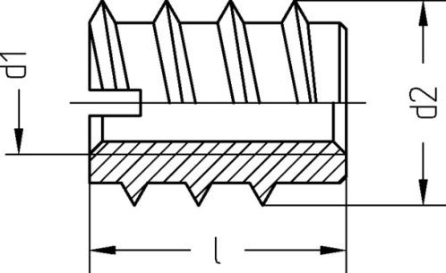 DIN 7965 Inschroef / rampa moer M4x10 staal verzinkt (100 st.) | JRV ...