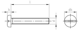 DIN 85 / ISO 1580 Bolclinderschroef ZG M3x25 RVS-A2 (500 st.) | JRV ...