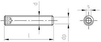 DIN 913 / ISO 4026 stompe stelschroef M16x30 RVS-A2 (25 st.) | JRV Products