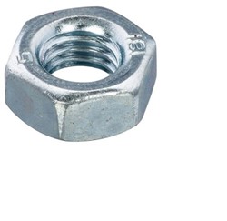 DIN 934 / ISO 4032 zeskant moer M16 verzinkt 8 (100 st.) | JRV Products