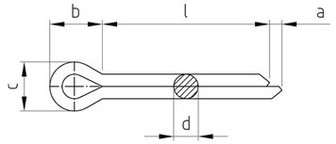 DIN 94 / ISO 1234 Splitpen 2,5x18 RVS-A2 (1000 st.) | JRV Products