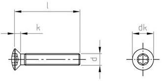ISO 14584 Schroef LK/TX20 M4x16 RVS-A2 (500 st.) | JRV Products