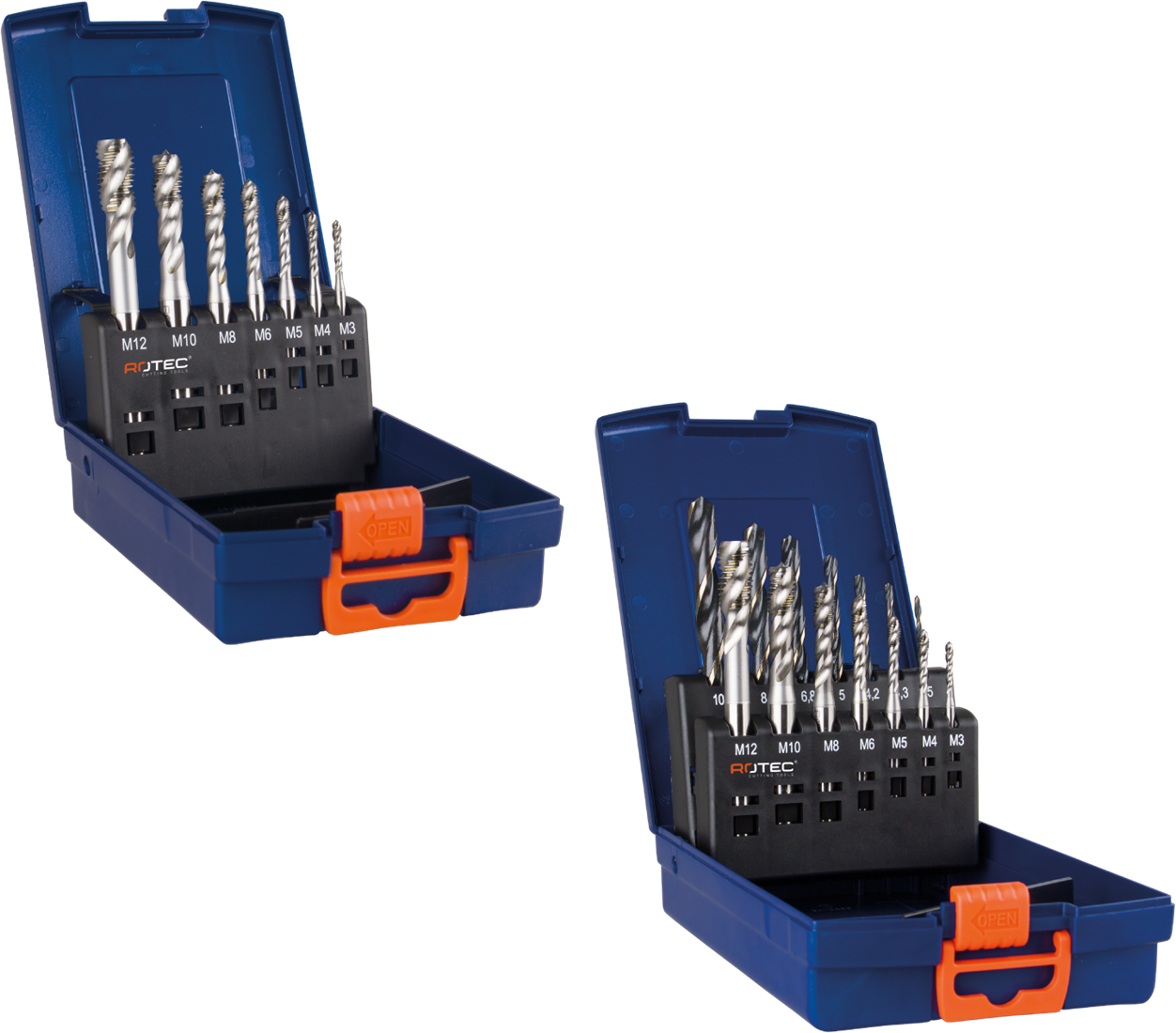 HSS-E M.tappenset 'OPTI', blind, 7-dlg., M3-M12 (1 st.) | JRV Products